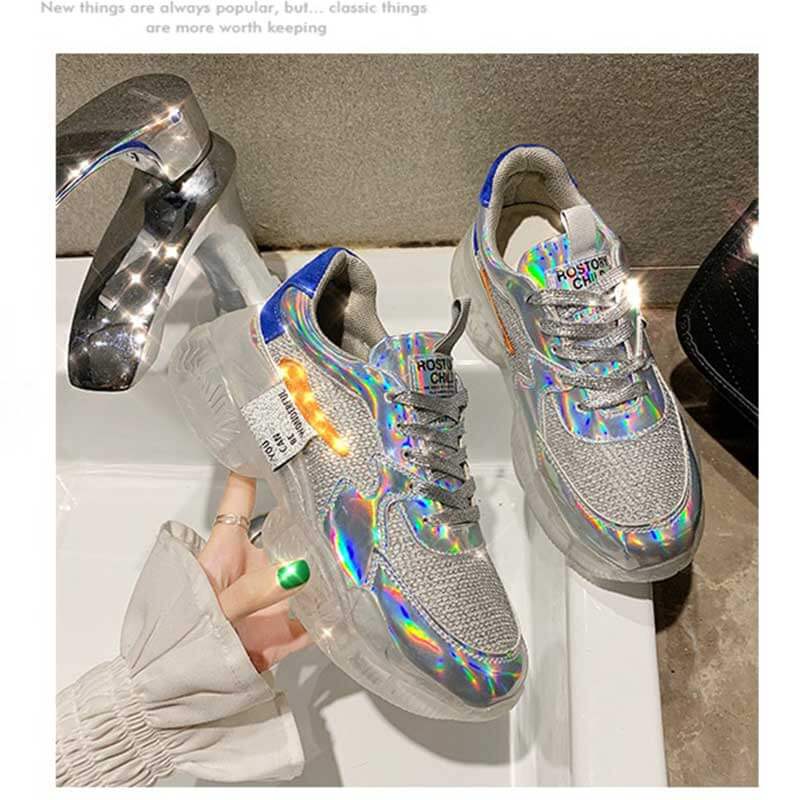 Women Transparent Sneakers - Quymart Apparel