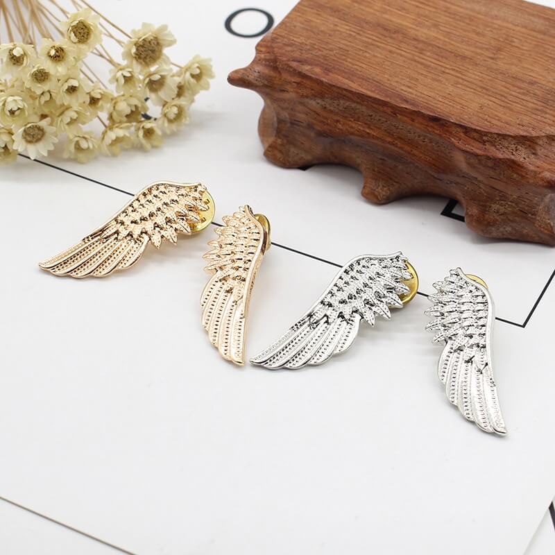 Angle Wings Collar Pin - Quymart Apparel