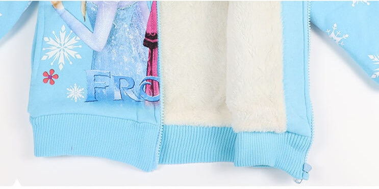 FROZEN Elsa Winter Hooded Coat - Quymart Apparel