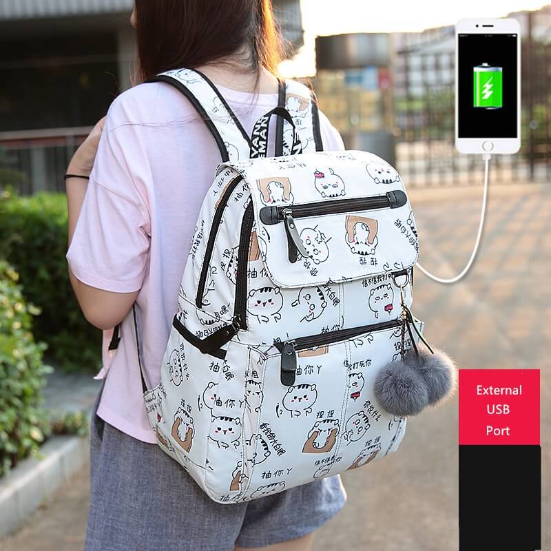 Cute Cat School Bags For Girls - Quymart Apparel