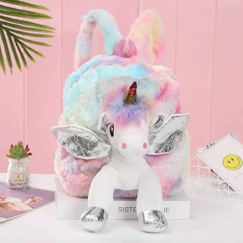 Rainbow Unicorn Backpack Gifts For Girls - Quymart Apparel