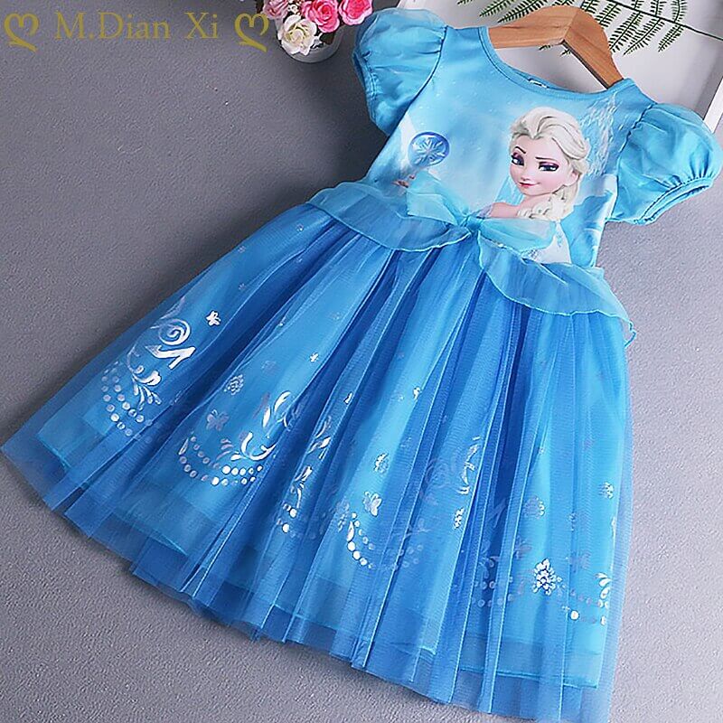 Frozen Elsa Summer Dress For Girls - Quymart Apparel