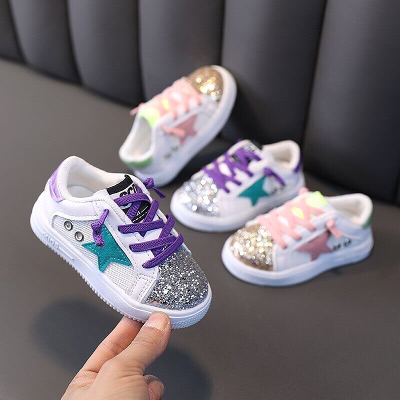 Cute Stars Sneakers For Girls - Quymart Apparel