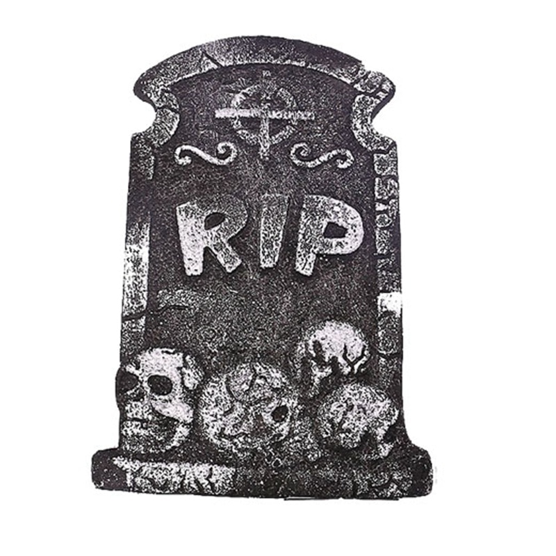 Halloween Foam Skeleton Tombstone Yard Decoration - Home & Garden