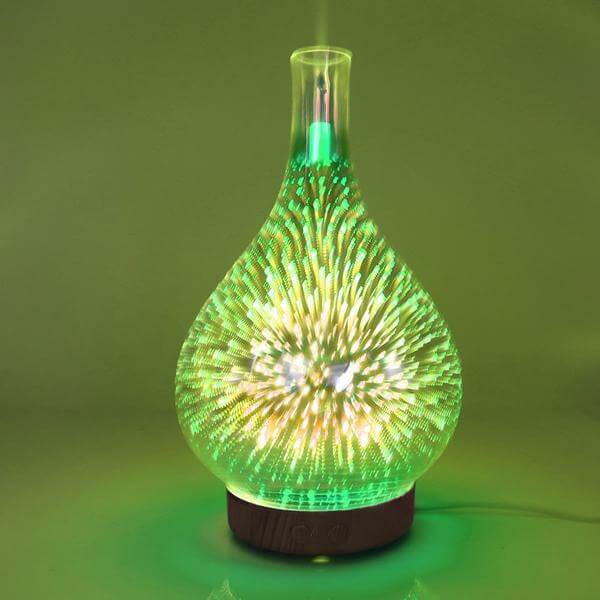 Aroma Diffuser with Fireworks LED Light - Home & Garden