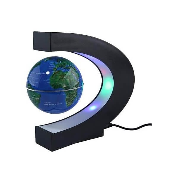 Magnetic Levitation Anti-gravity World Map, Floating Tellurion Globe ...