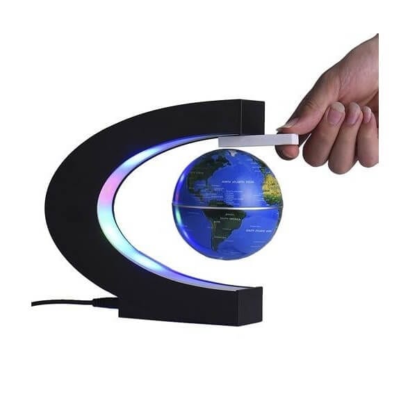 Magnetic Levitation Anti-gravity World Map, Floating Tellurion Globe ...
