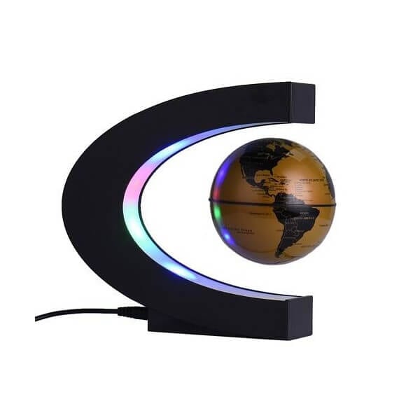 Magnetic Levitation Anti-gravity World Map, Floating Tellurion Globe ...