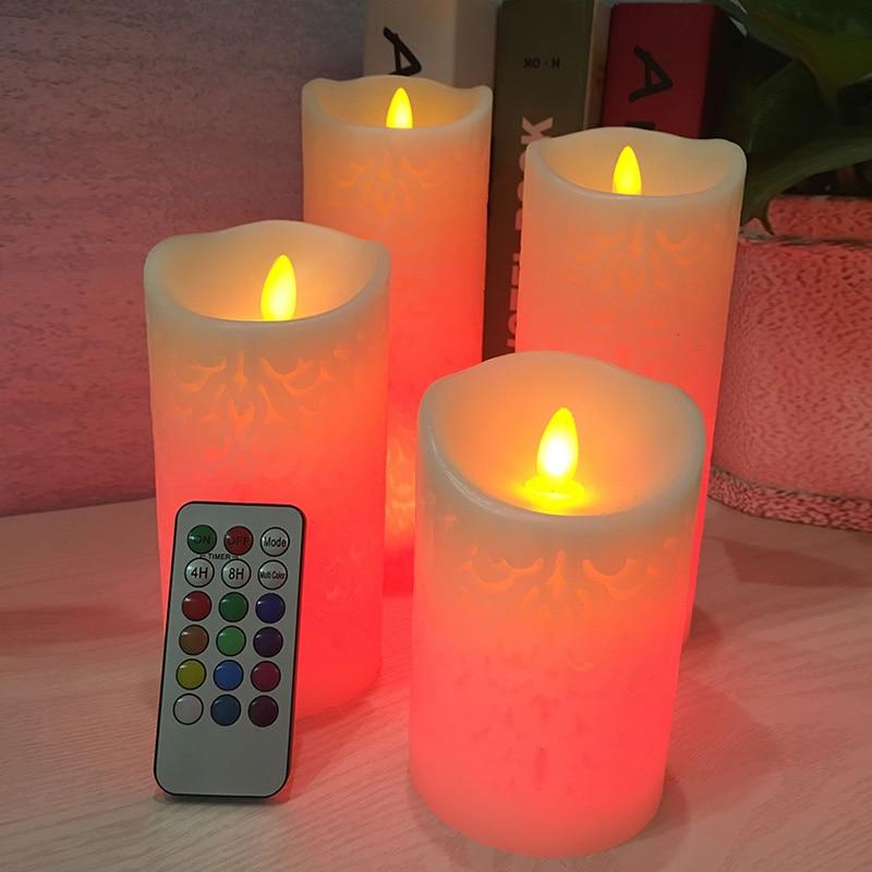 Dancing flame LED Candles for Halloween Christmas Decorations - Home ...