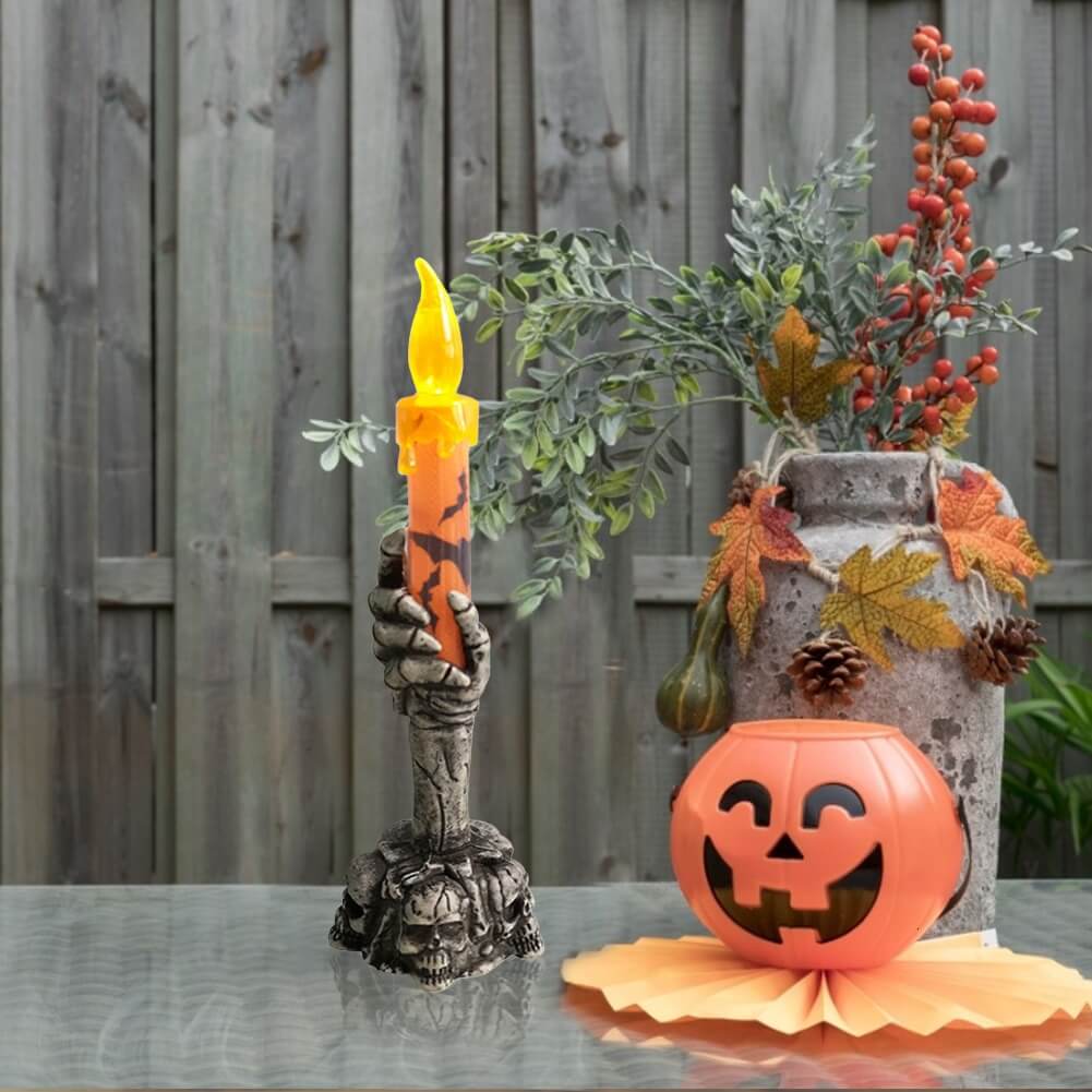 Halloween Decoration Light Ghost Hand Candle - Home & Garden