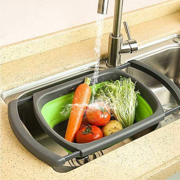 Collapsible Strainer With Handle - Home & Garden